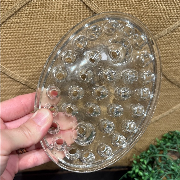 Accents | Glass Flower Frog | Poshmark